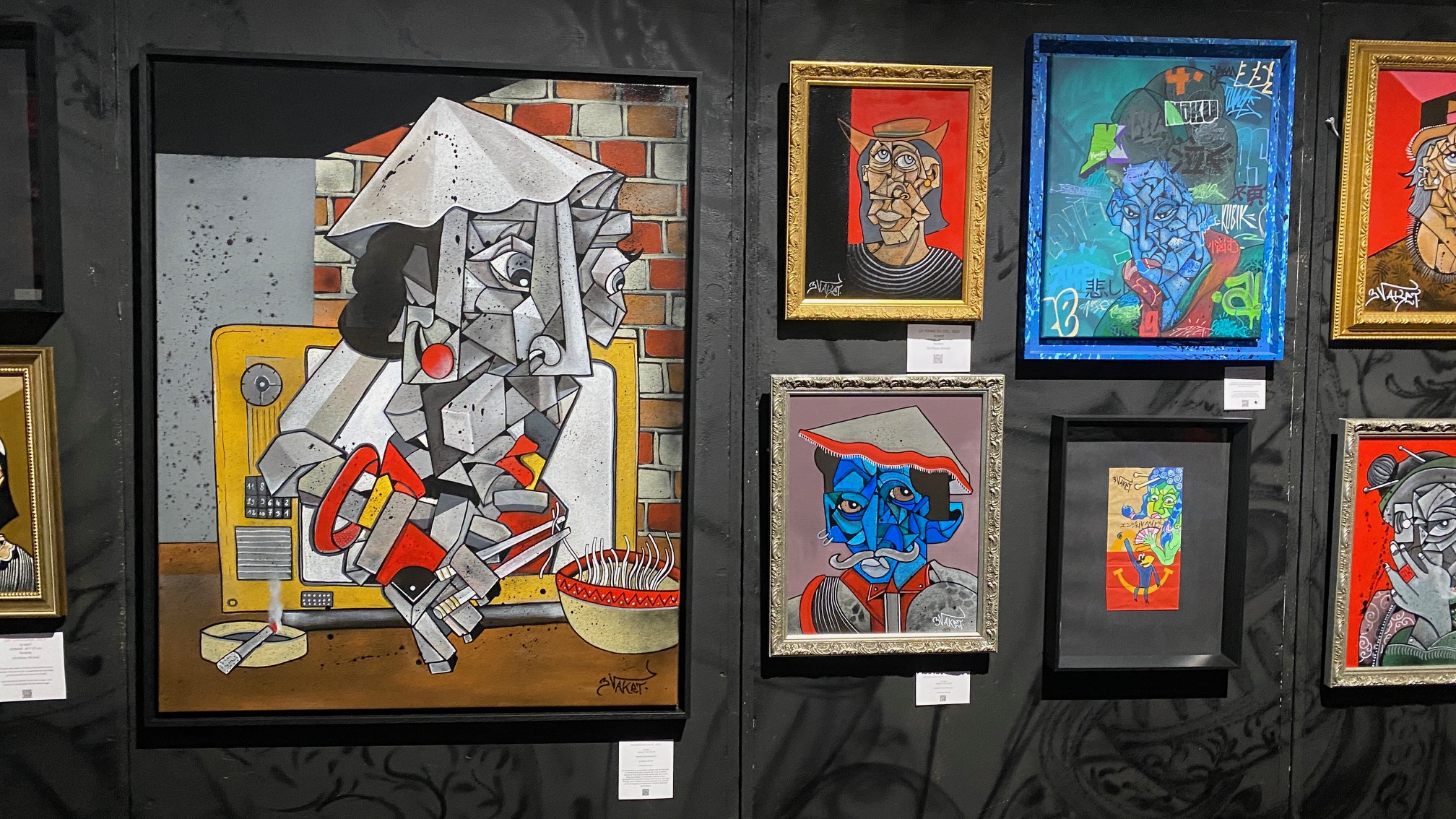 Le street-artist Aket Kubic expose gratos cette semaine à Mouvaux - Vozer