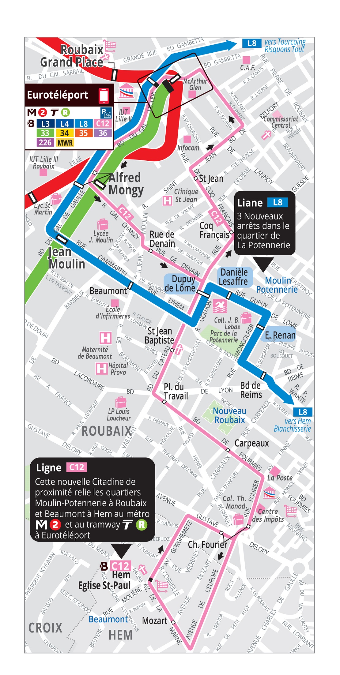 Attention, il y a du changement sur certaines lignes de bus à partir de ...
